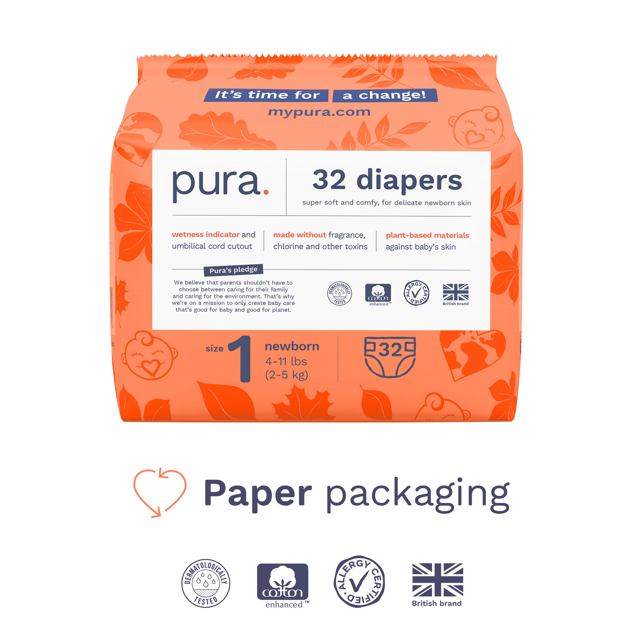 Pura: Best Diapers for Sensitive Skin & Eco-Friendly too!